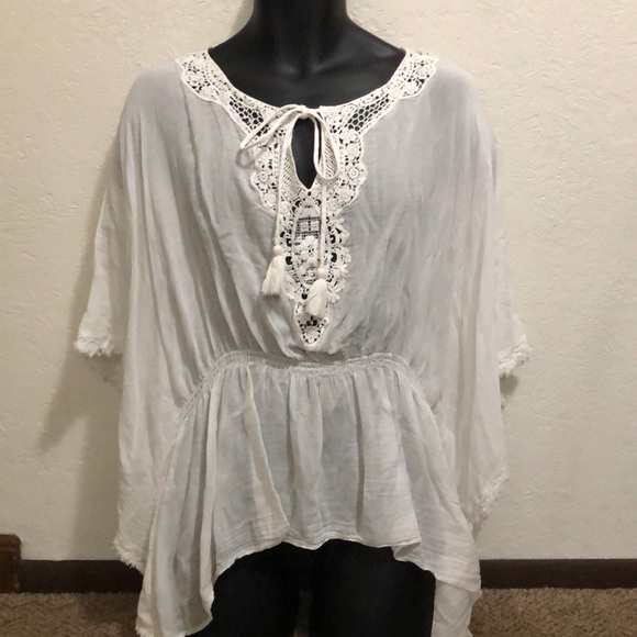Zara | Swim | Zara White Cover Up | Poshmark